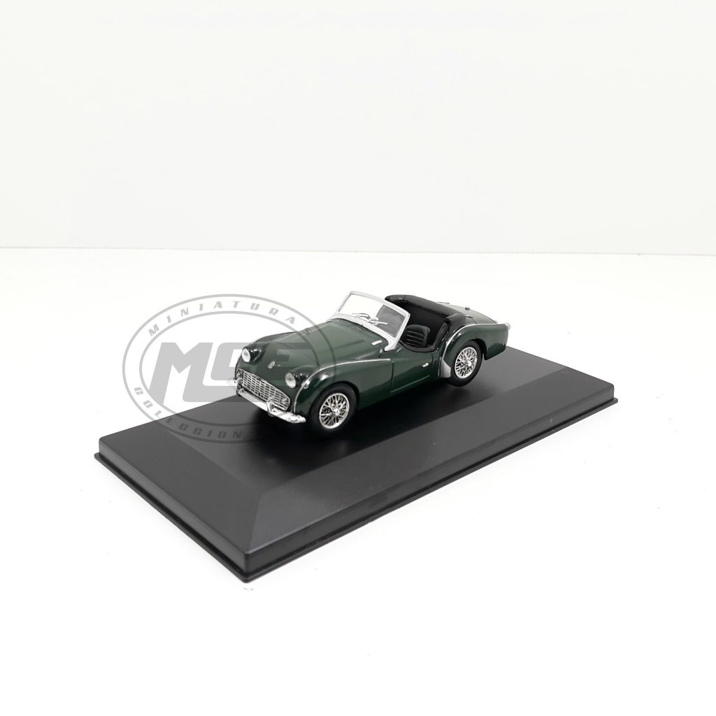 TRIUMPH TRS DESCAPOTABLE VERDE - Miniaturas coleccion a escala