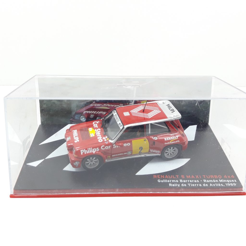 1/43 RENAULT 5 MAXI TURBO 4x4 #2 RALLY TIERRA AVILÉS 1989 GUILLERMO ...