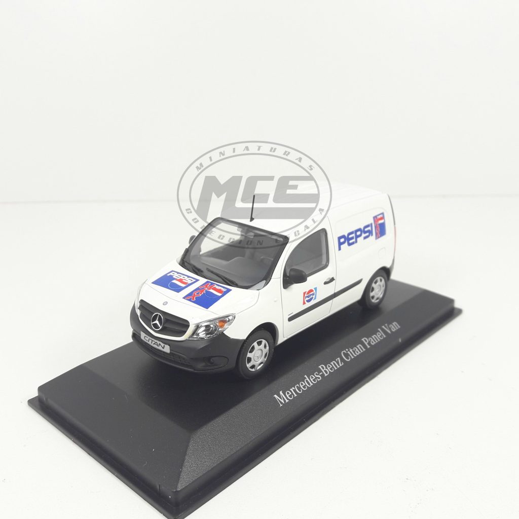 1/43 FURGONETA MERCEDES BENZ CITAN PANEL VAN TRANSFORMACIÓN PEPSI ...