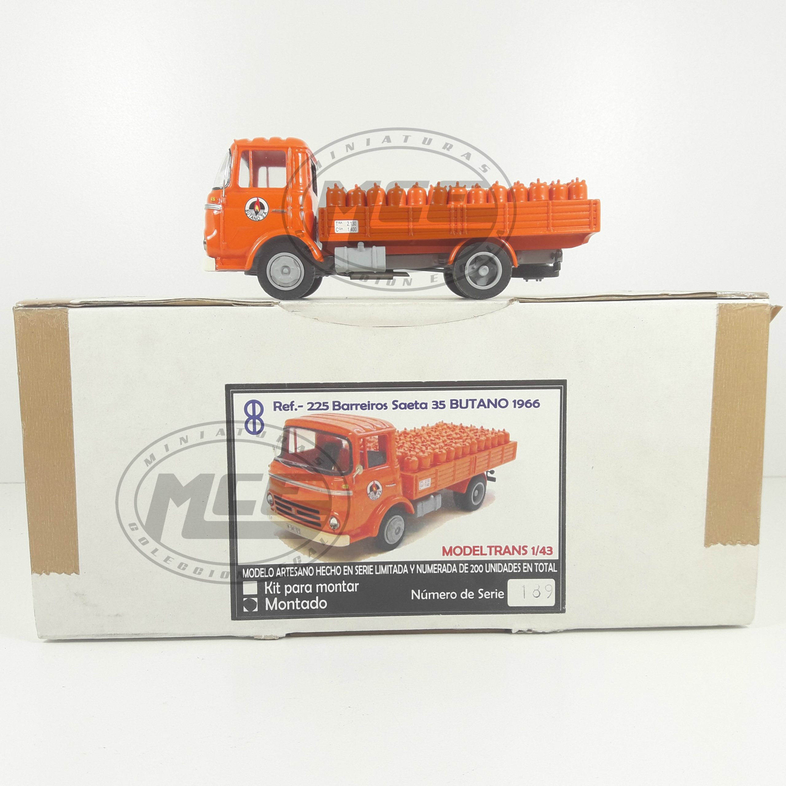 CAMION TRUCK BARREIROS SAETA 35 BUTANO 1966 MODELTRANS MONTADO ...