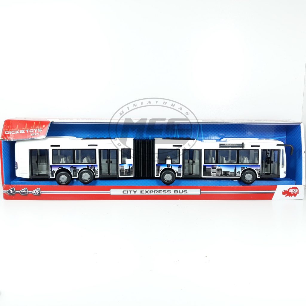 1/43 AUTOBUS CITY EXPRESS BUS BLANCO WHITE DICKIE TOYS NUEVO NEW ...